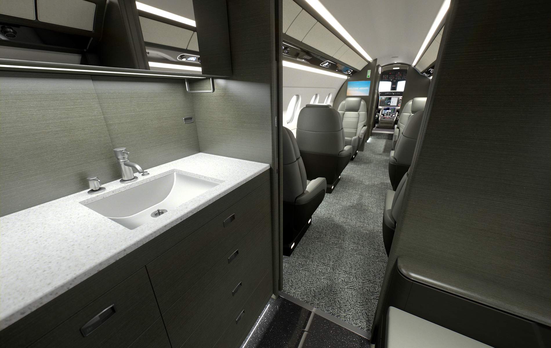 Embraer Praetor 500 Mid-Size Private Jet | AirSprint